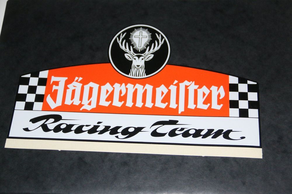 Aufkleber Jägermeister Racing Team | Kaufen auf Ricardo