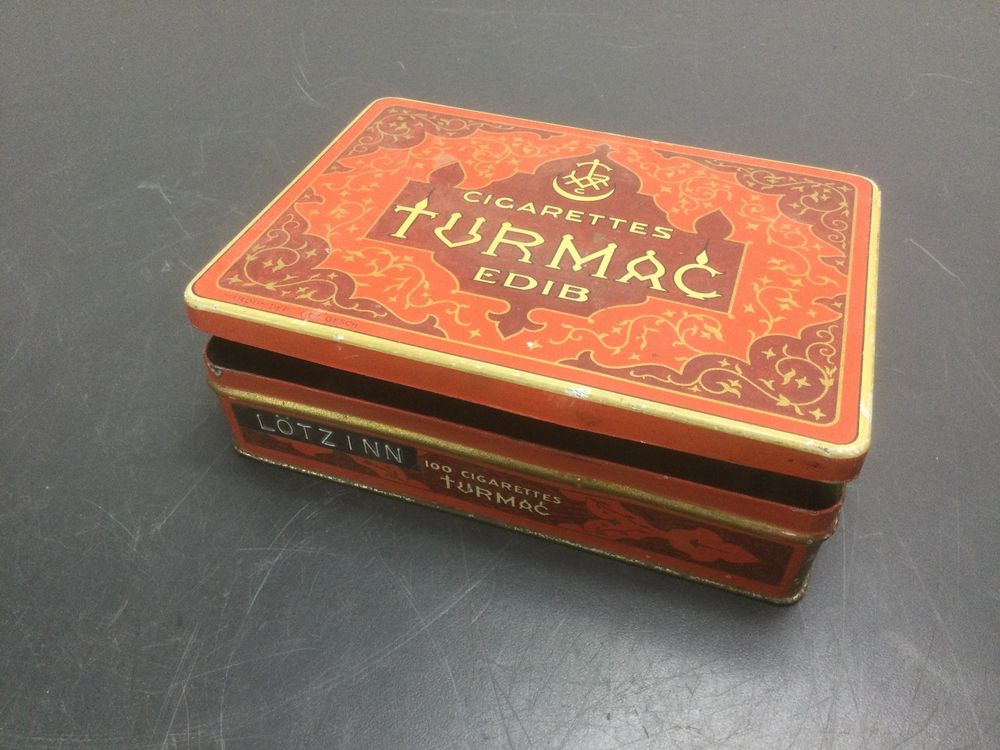 Alte Blechdose von Turmac Cigarettes | Kaufen auf Ricardo