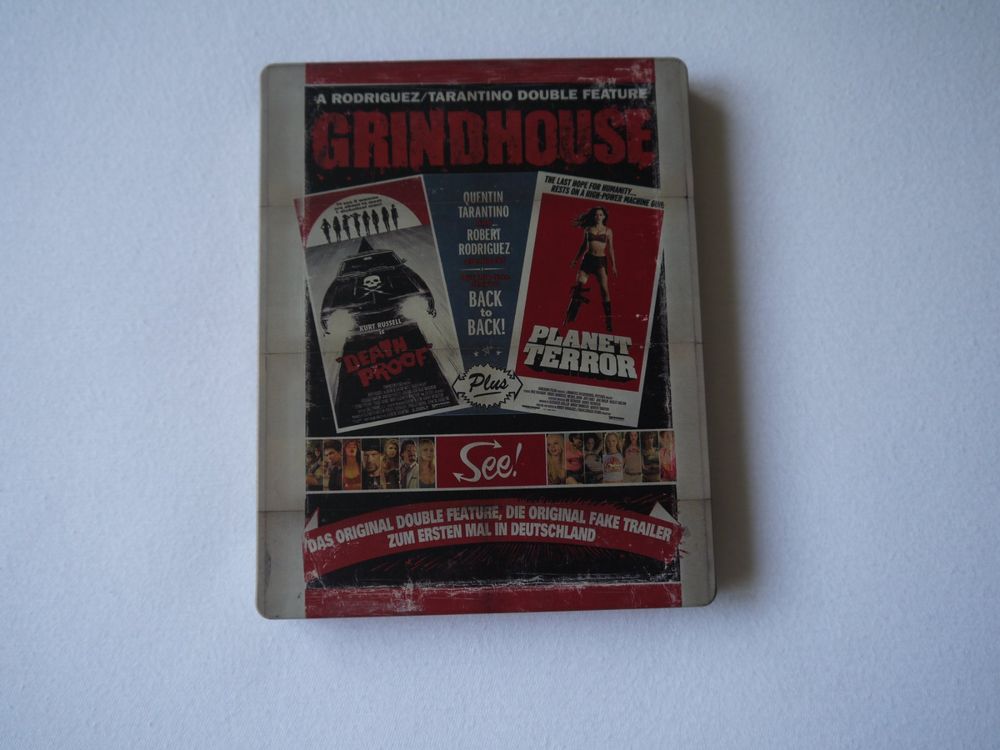GRINDHOUSE-Death Proof/PLANET TERROR-Steelbook-selten (Gebraucht) in ...
