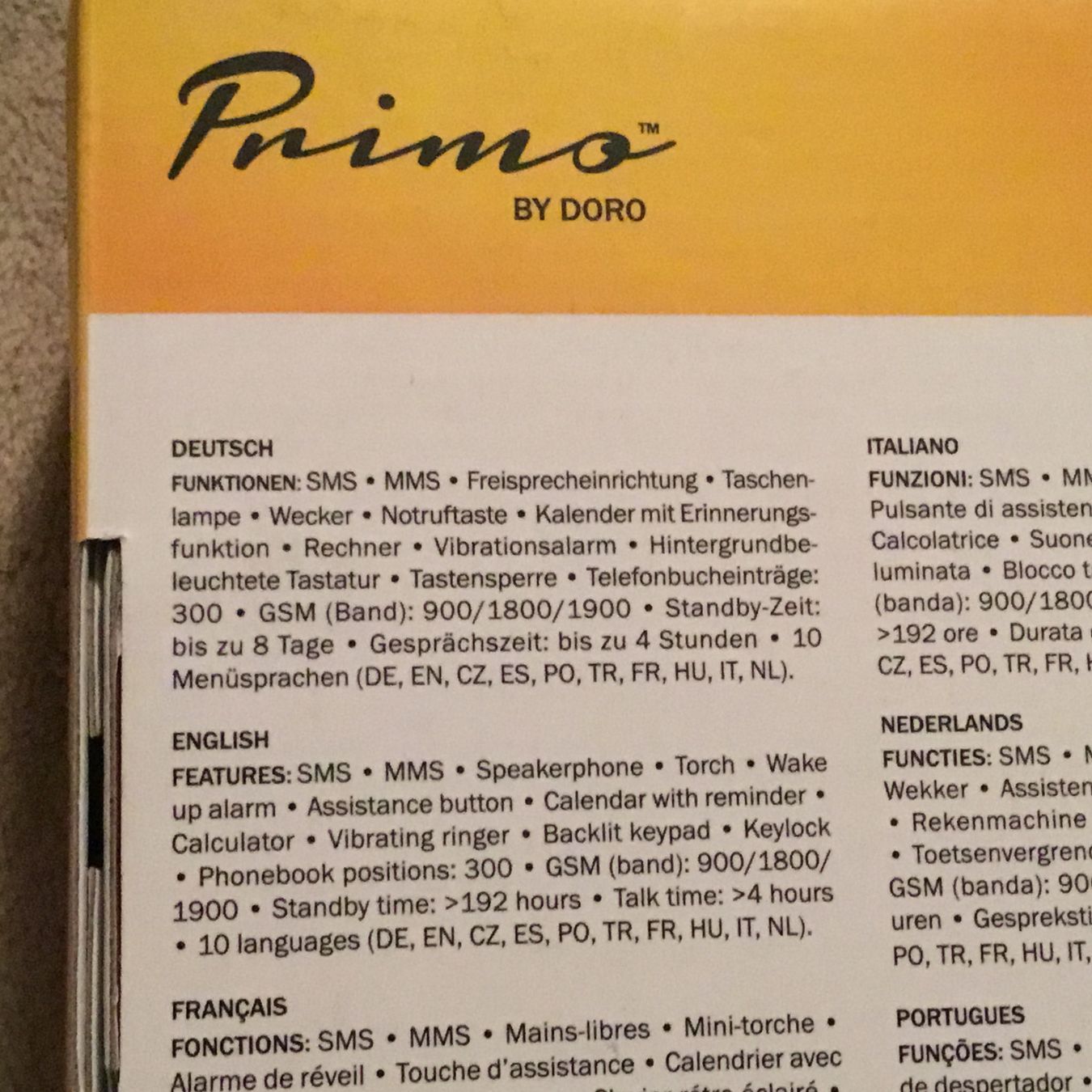 Doro Primo 413 Klapphandy Gross-Taste - für Senioren (Neu (gemäss ...