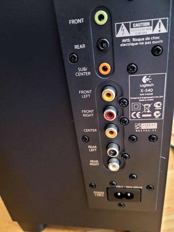 Logitech X-540 PC Gaming Lautsprecher Soundsystem 140 Watt (Gebraucht ...