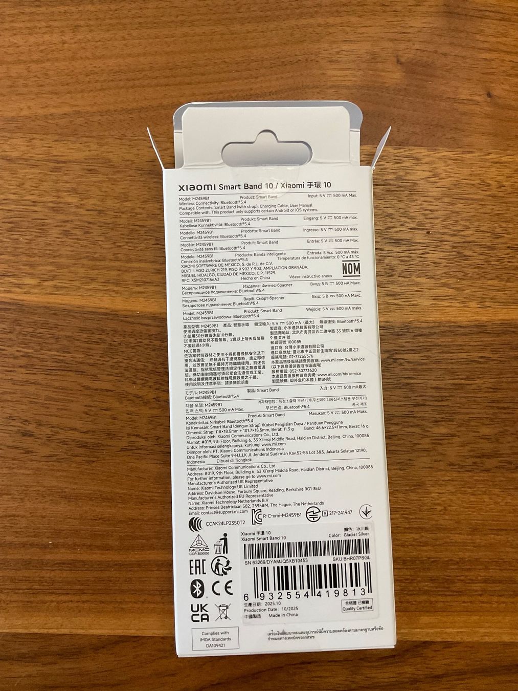 Xiaomi Smart Band 10 Fitness Tracker weiss, 1.72'' (Neu und ...