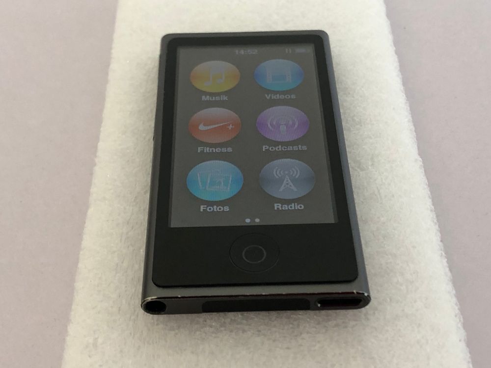 iPod nano 7 (Modell A1446), schwarz, 16GB, in super Zustand (Gebraucht ...