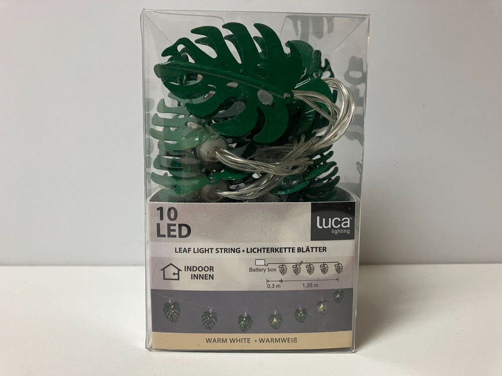 neue Luca - 10 LED Indoor Lichterkette Blätter ab 1.- Fr (Neu und ...
