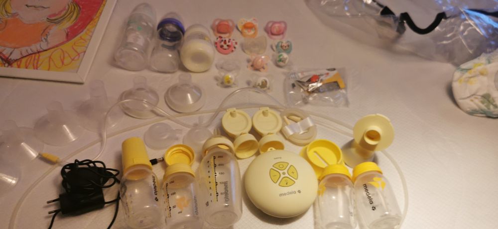 Medela Elektrische doppell Milmpumpnd Baby Flaschen & Nuggis (Neu ...