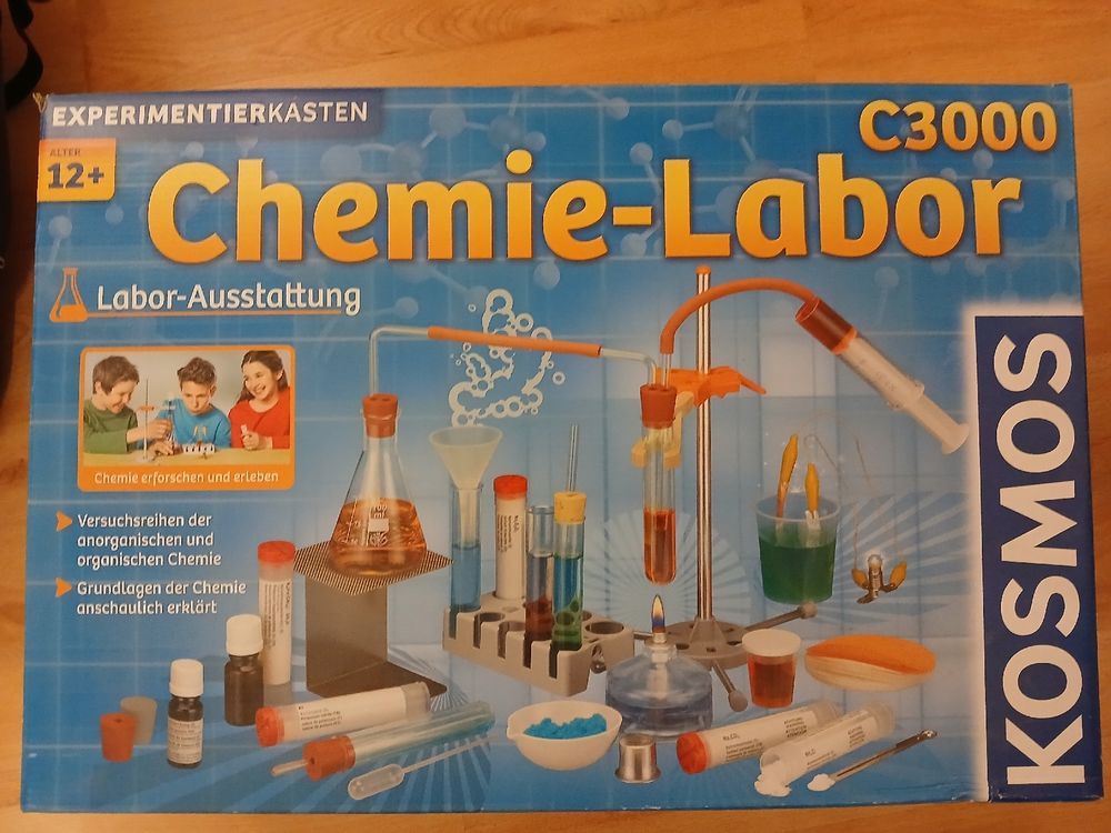 Chemie-Labor C3000 Kosmos, Experimentierkasten (Gebraucht) in Weier im ...