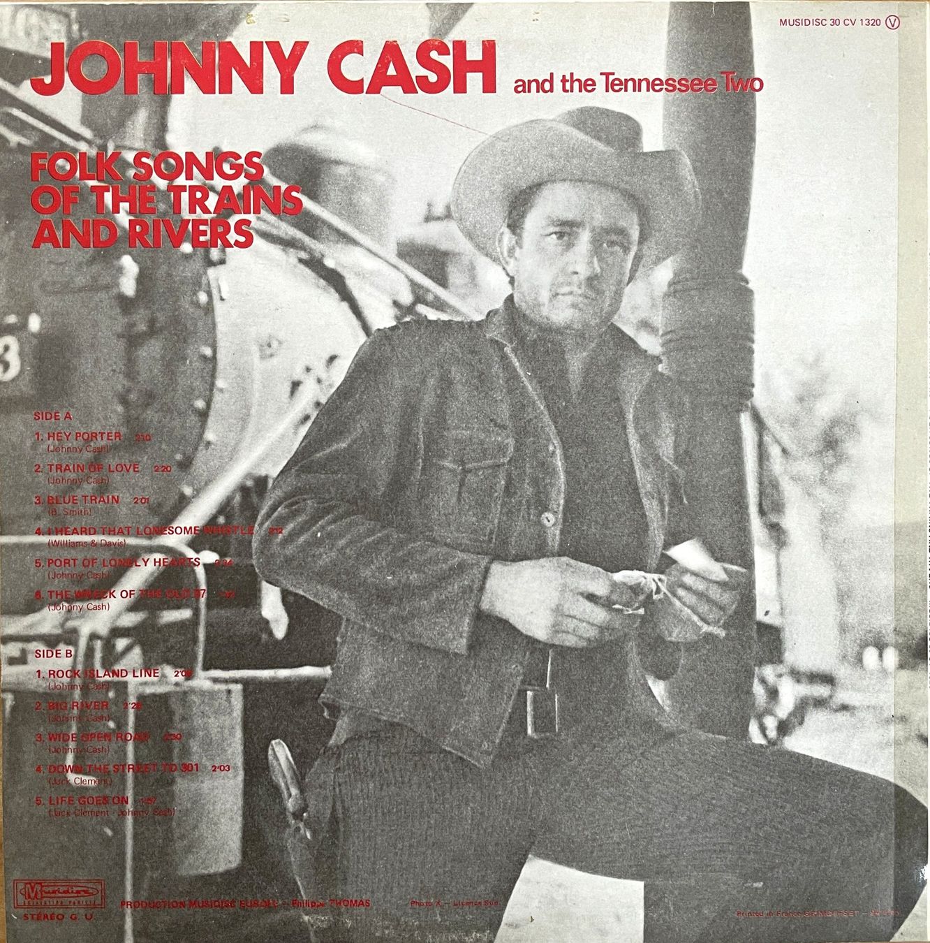 Johnny Cash - Folk Songs Of The Trains & River- Top Zustand! (Gebraucht ...