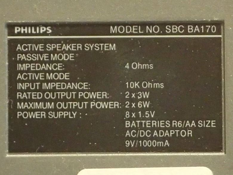 Aktiv-Lautsprecher Philips SBC BA170 (Gebraucht) in Bern für CHF 10 ...