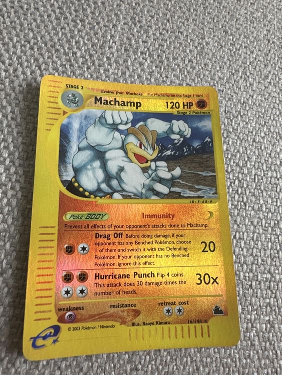 Machamp Pokémon Card - Skyridge Series! - Collectors (Gebraucht) in ...