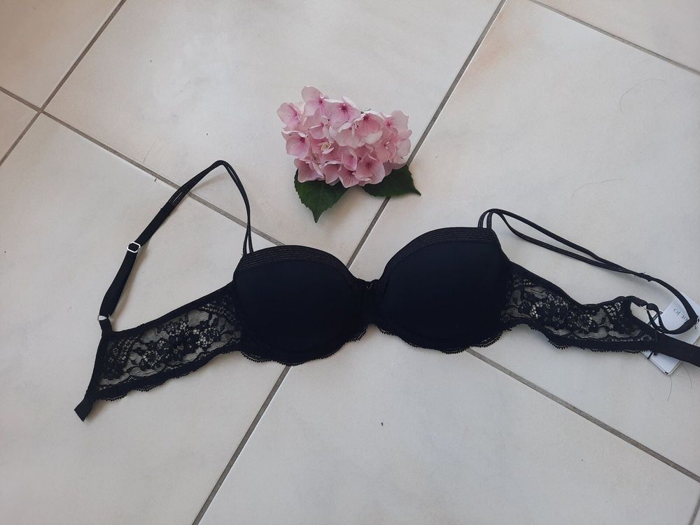 Stylish - Marie Jo Balkonette Bh 80B schwarz | Kaufen auf Ricardo