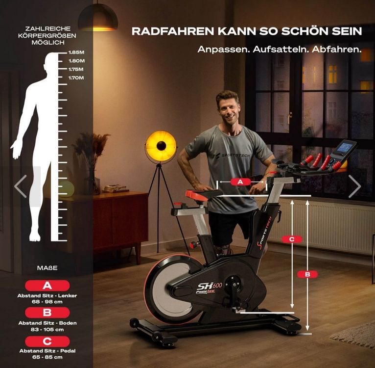 Sportstech SX600 Spinning Bike / Speed Bike (Neu und originalverpackt ...