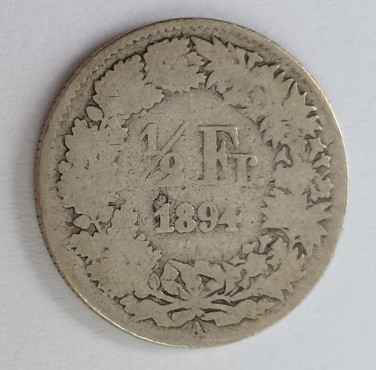 50 Rappen Münze 1894 (Gebraucht) in Luzern für CHF 8 – mit Lieferung ...