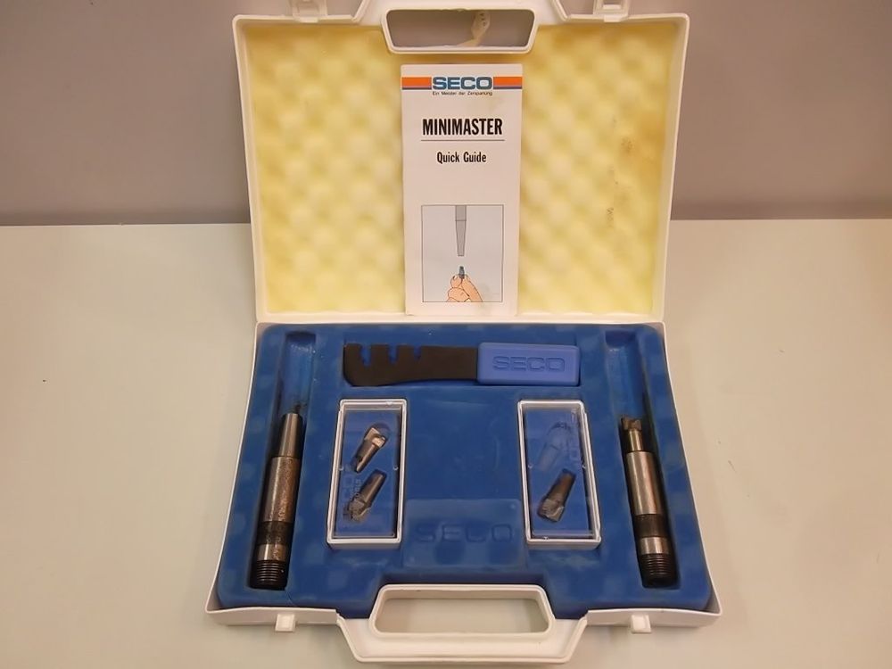 Minimaster SECO Fräser 2 Stk. 3 neue Einsätze und Schlüssel | Kaufen ...