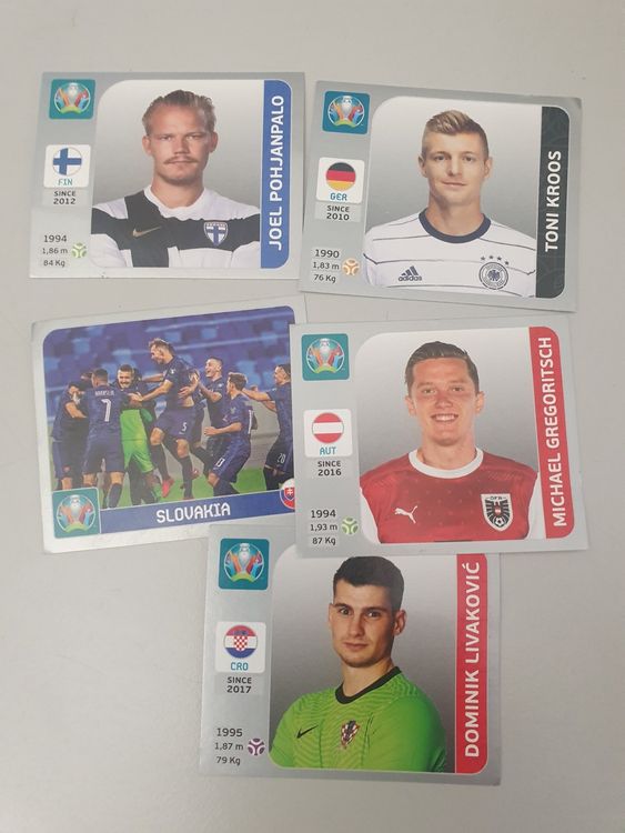 5 x UEFA EURO 2020 Sticker | Kaufen auf Ricardo