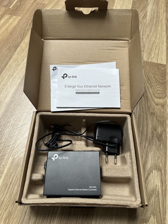 TP-Link MC220L Gigabit Ethernet Media Converter | Kaufen auf Ricardo