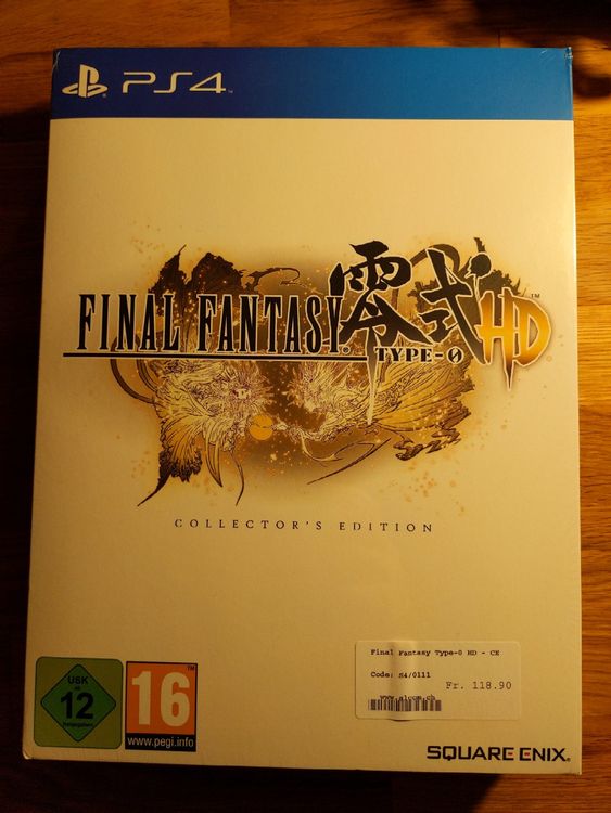 Final Fantasy Type-0 HD Collector's Edition PS4 | Kaufen auf Ricardo