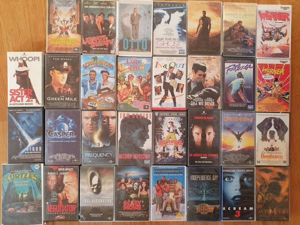 VHS Videosammlung Blockbuster Originale | Kaufen auf Ricardo