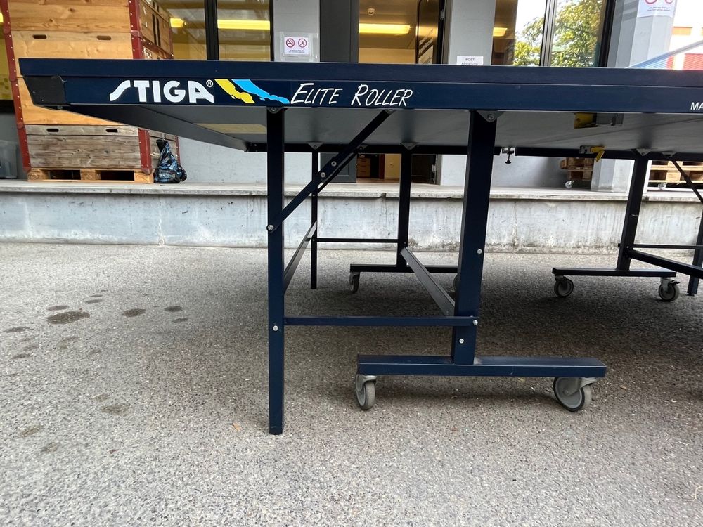 Ping Pong-Tisch, STIGA Elite Roller, blau (Gebraucht) in Winterthur für ...