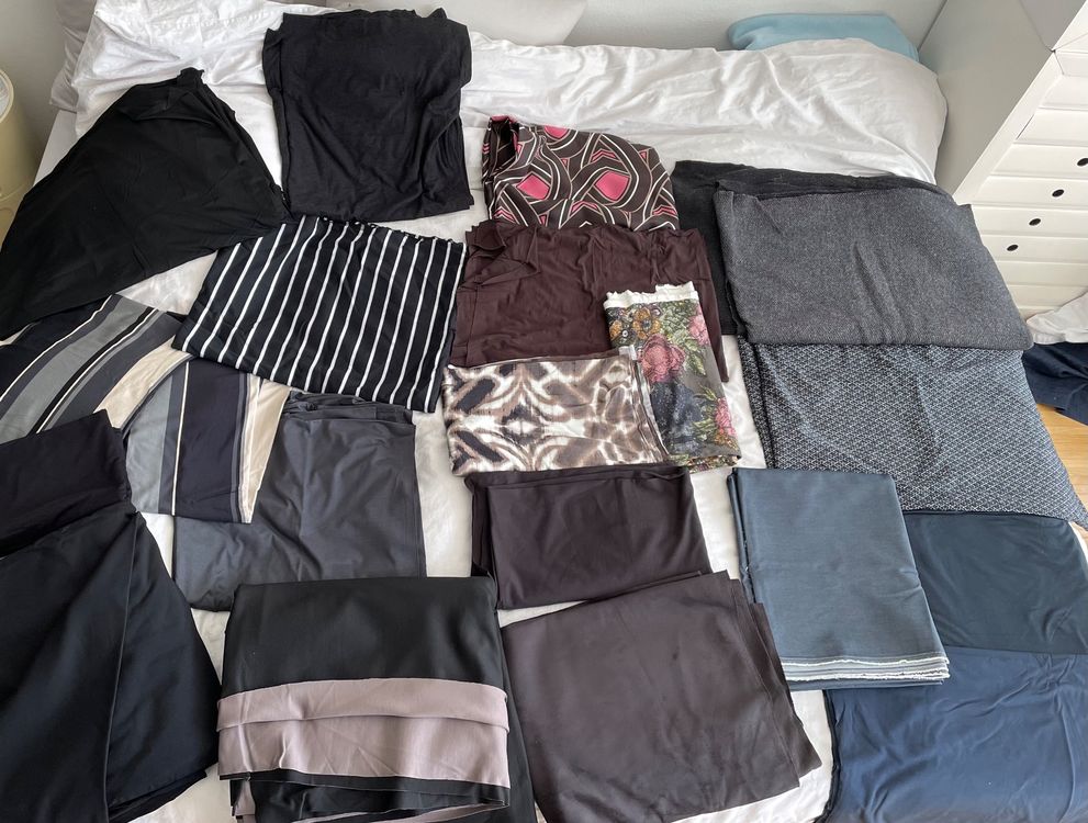 Grosses Stoffpaket Kleiderstoffe und Zubehör | Kaufen auf Ricardo