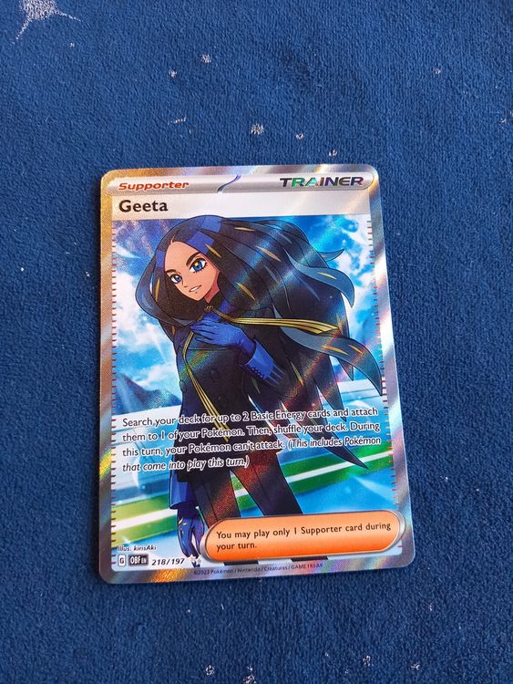 Geeta Full Art (EN) Obsidian Flames - OBF 218/197 (Neu (gemäss ...