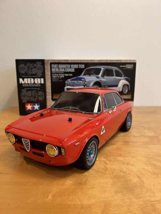 Tamiya MB-01 Abarth\ Alfa Romeo Voll Hop Up (Neu (gemäss Beschreibung ...