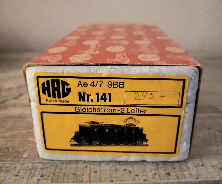 Hag 1 x 141 Ae 4/7 SBB E- Lok grün in OVP, läuft perfekt, DC | Kaufen ...