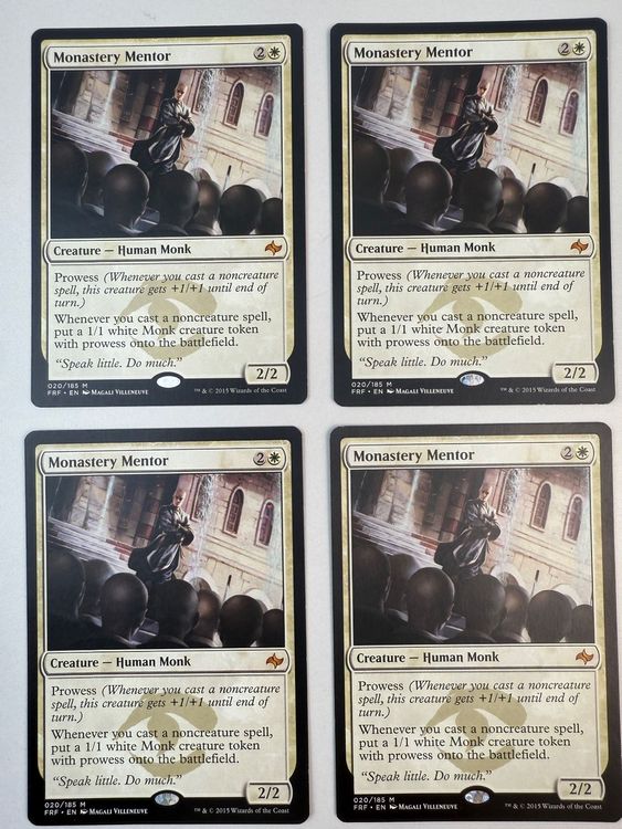 Magic the Gathering: Mythic - Monastery Mentor Play Set (Gebraucht) in ...