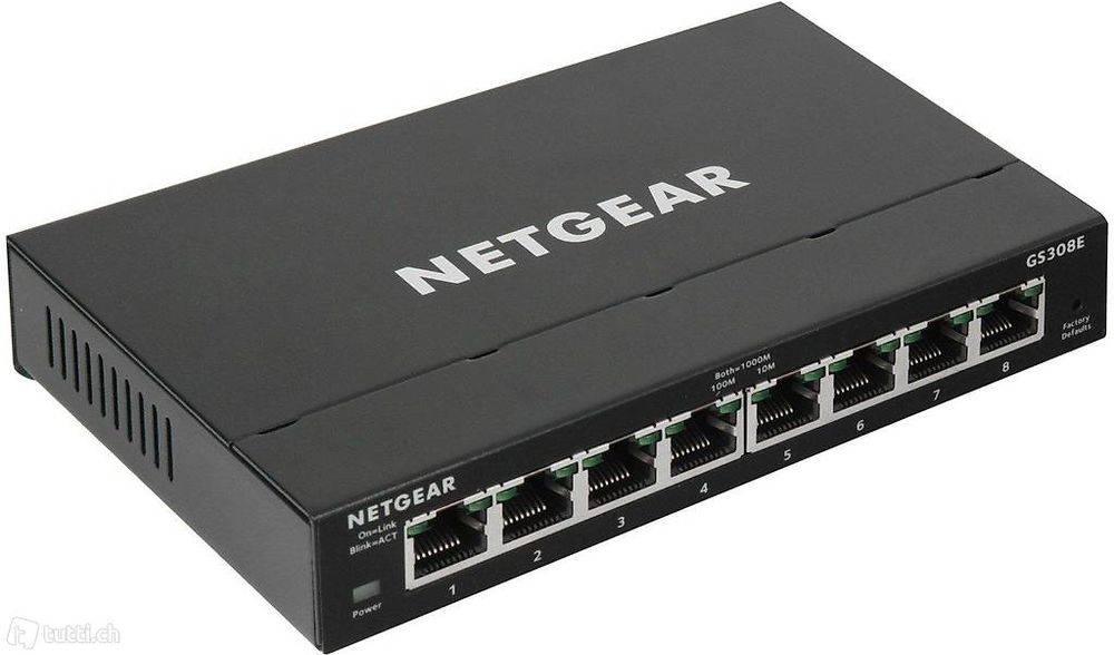 NEW 8-Port Switch NETGEAR GS308E (Neu und originalverpackt) in Ballwil ...