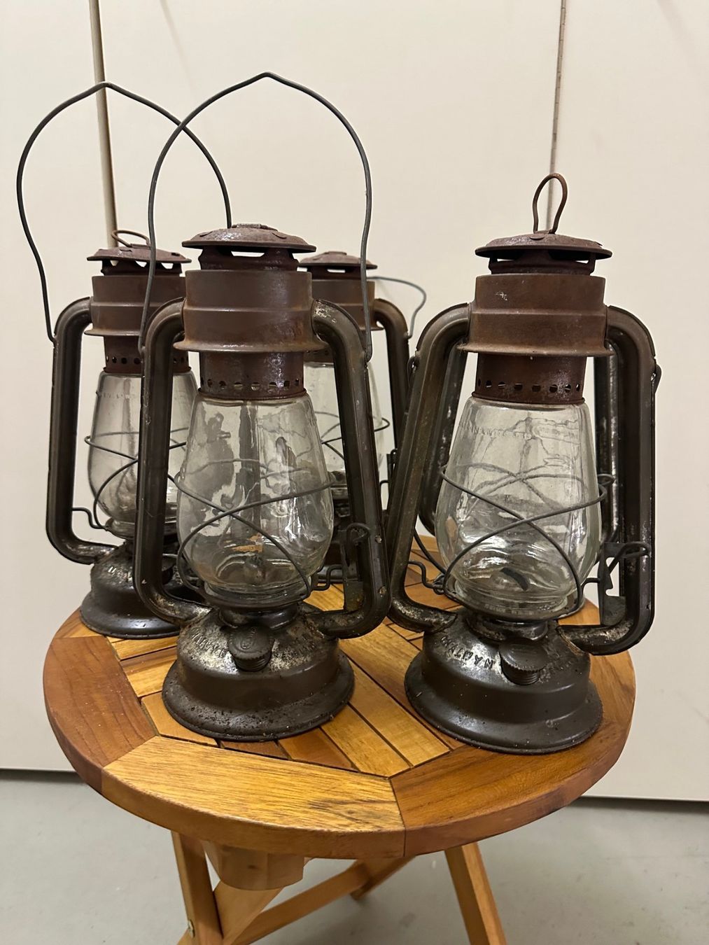 5 × Antike Vintage Sturmlampen / Laternen – Chalwyn England (Gebraucht ...