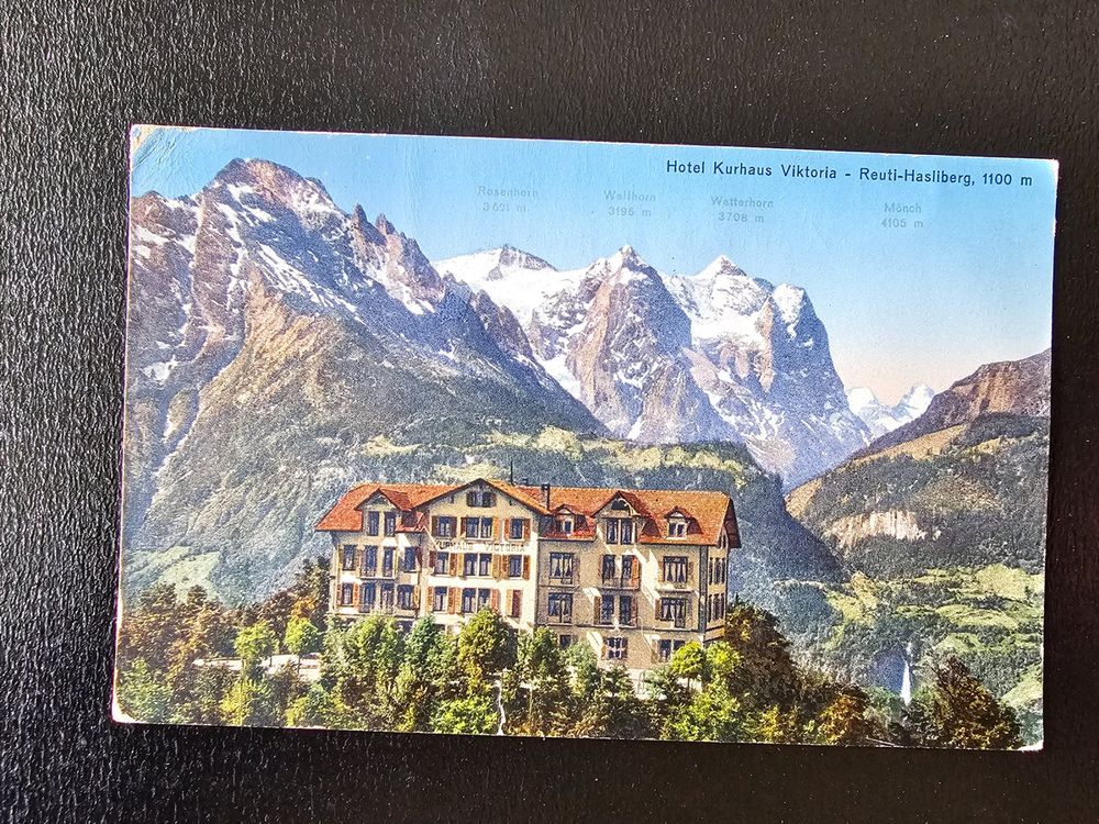 PK Postkarte Hotel Kurhaus Viktoria Hasliberg (Gebraucht) in Dallenwil für CHF 5 – mit Lieferung ...
