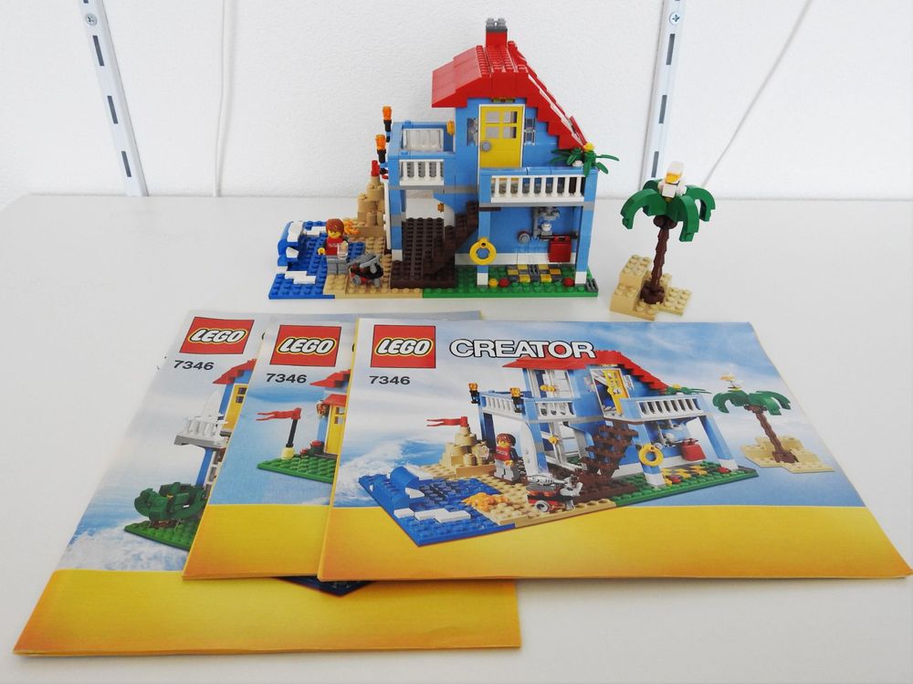 Lego 7346 Seaside House, vollständig mit allen 3 Bauanleitun | Kaufen ...