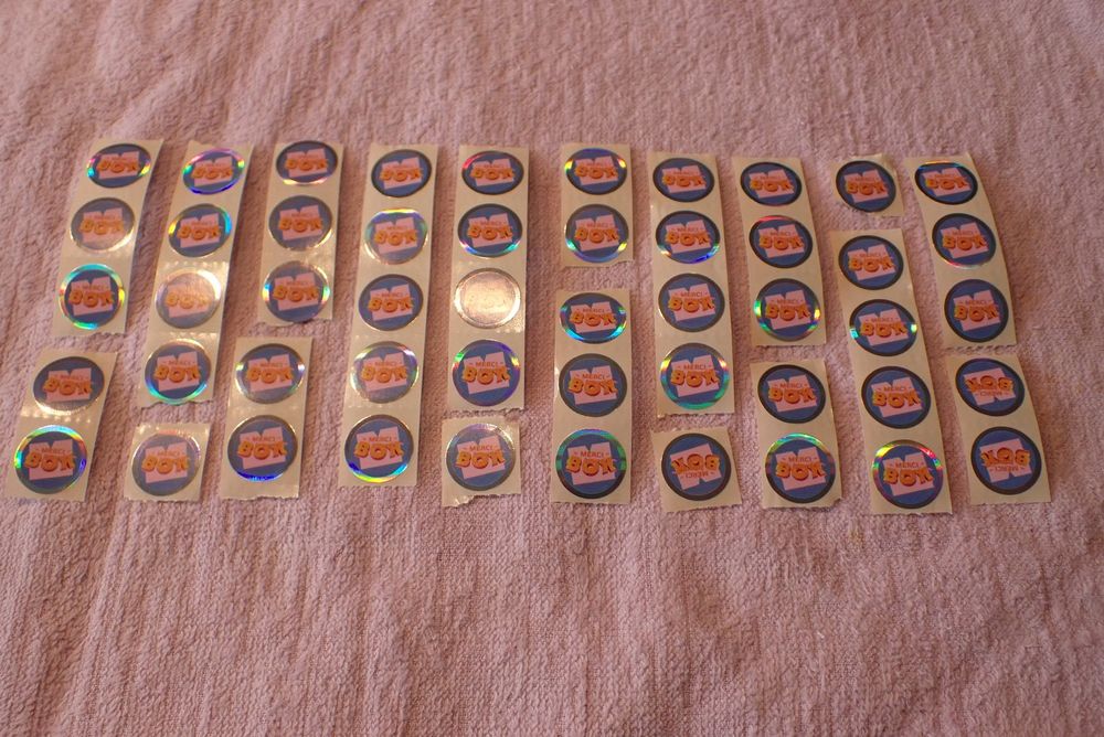 50 Migros Sticker für Merci Box b (Gebraucht) in Geroldswil für CHF 20 – mit Lieferung auf ...