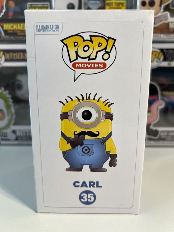 Funko POP! Movies Despicable Me Carl with Moustache Limitée (Gebraucht ...