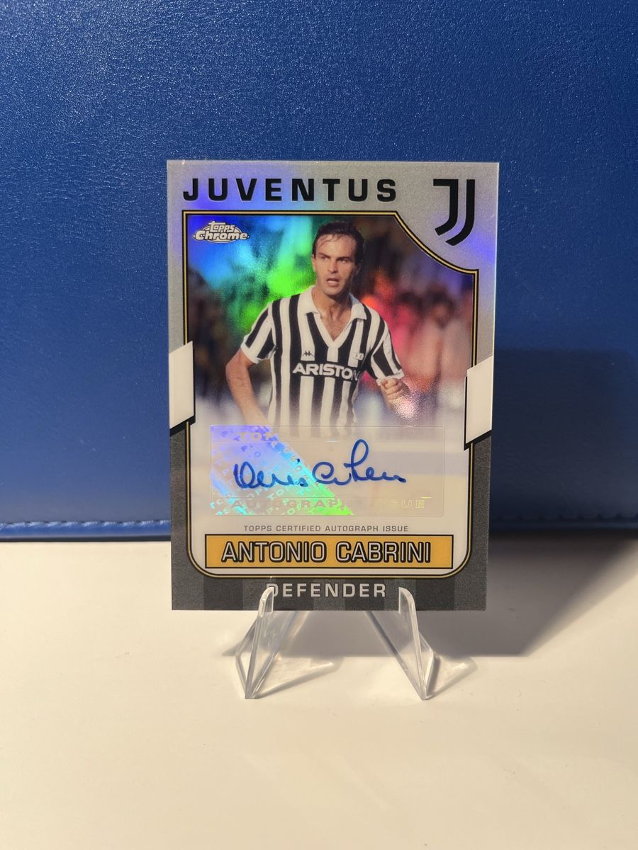 Topps Chrome Juventus Team Set Legend Auto Antonio Cabrini (Neu (gemäss ...