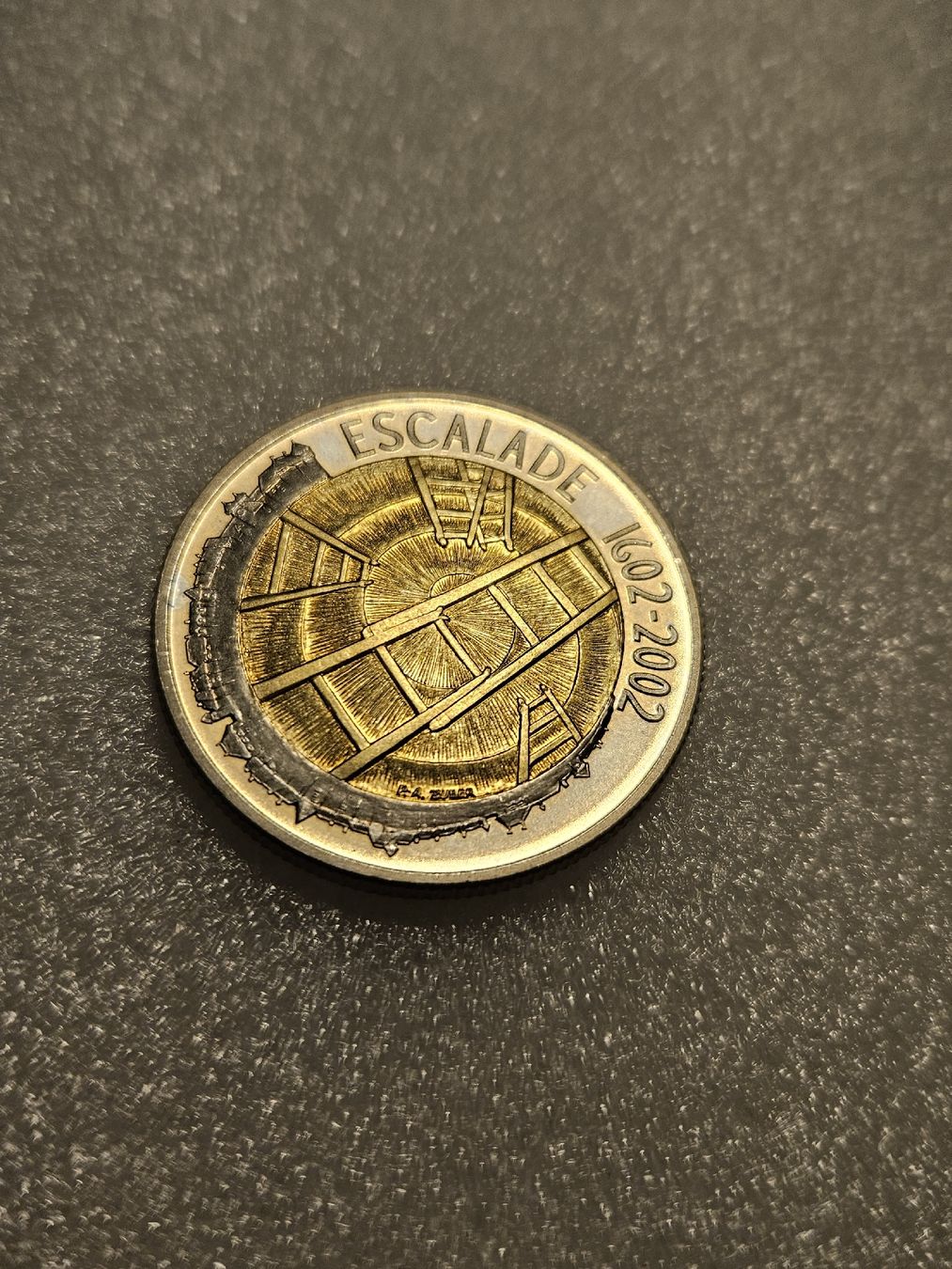 5 Fr Gedenkmünze Escalade 1602-2002, Top Zustand! (Gebraucht) in Riehen ...