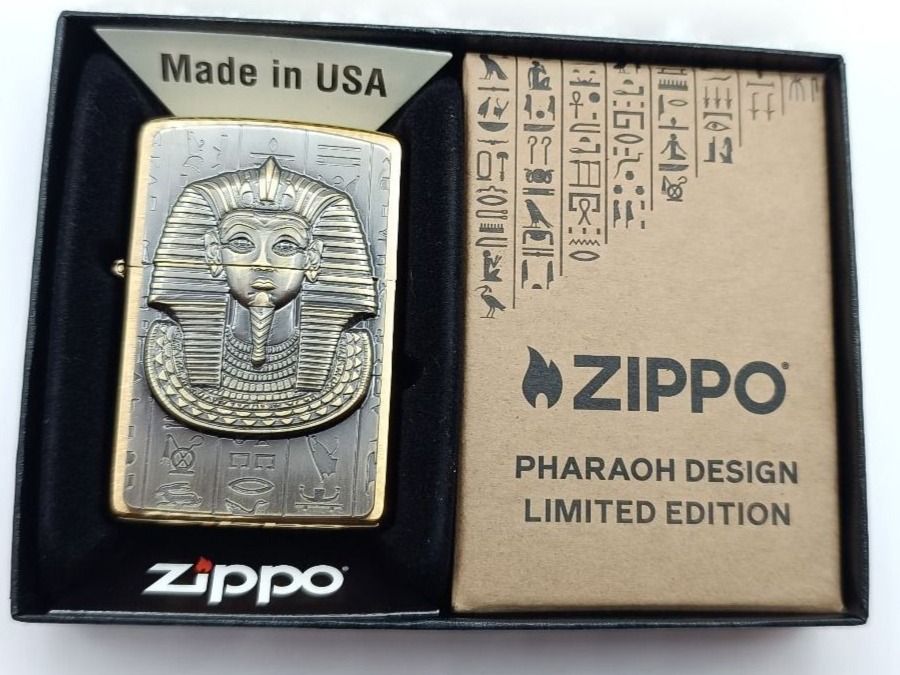 ZIPPO Pharaoh Collectible Limited Edition Nr. 0359/2000 Neu (Neu und originalverpackt) in ...