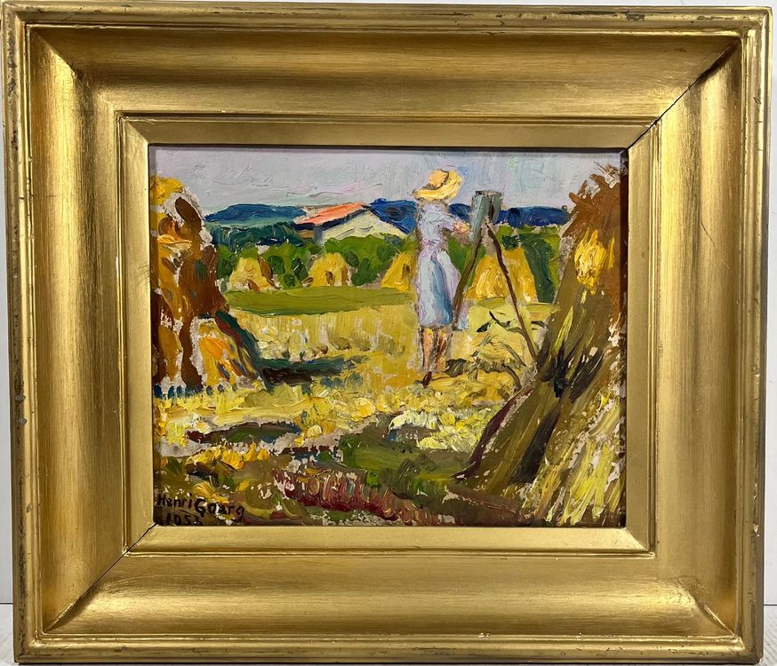 Henri Goerg (1888-1971) Malerin In Landschaft Ölgemälde (Gebraucht) in Root für CHF 89 – mit ...