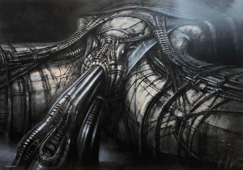 H. R. Giger Serigraphie Handsigniert (Gebraucht) in Root für CHF 705 – mit Lieferung auf Ricardo ...