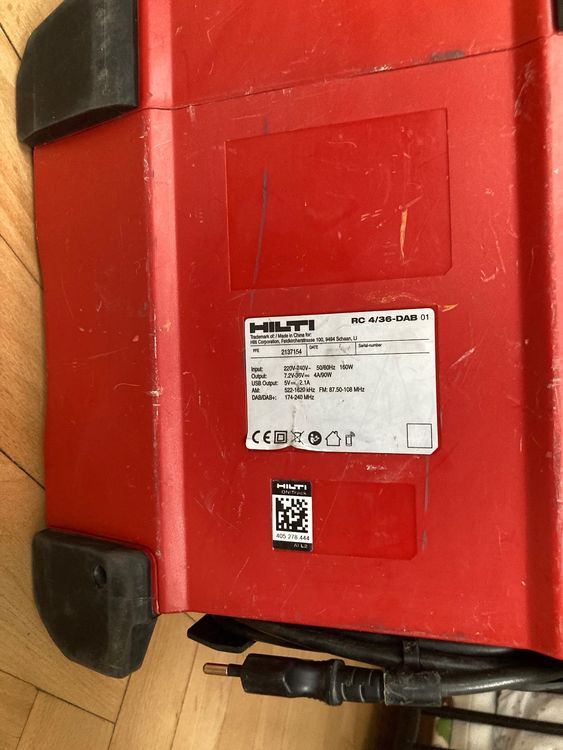 HILTI Baustellen Radio (Gebraucht) in St. Gallen für CHF 250 – mit ...