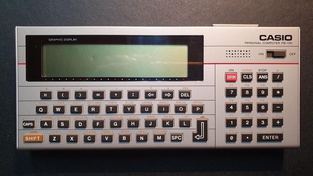 CASIO PB-700 (Taschencomputer aus den 80er Jahren) (Gebraucht) in Stilli für CHF 100 – mit ...