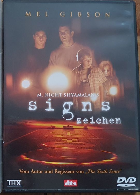Signs - DVD - 2002 - M. Night Shyamalan Mel Gibson IMDB 6.7 (Gebraucht ...