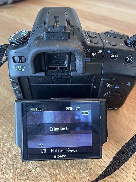 Sony Alpha 350 komplettset mit Tele (Neu und originalverpackt) in ...
