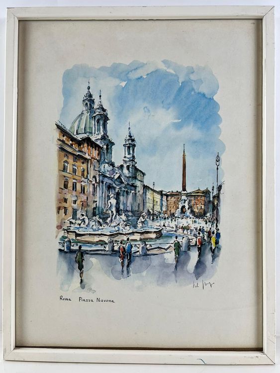 Roma Piazza Navona Druck Bild (Gebraucht) in Neuhausen am Rheinfall für ...