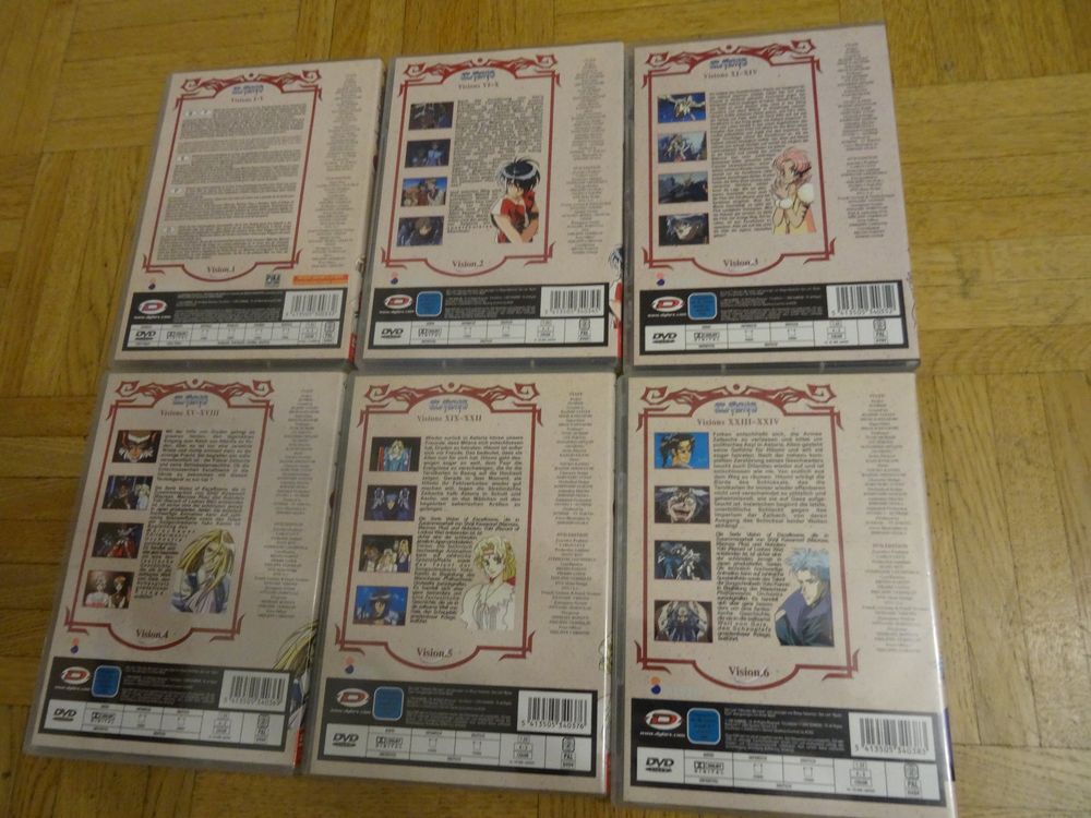 Escaflowne - Vol. 1-6 DVD (Gebraucht) in Olten für CHF 15 – mit Lieferung auf Ricardo kaufen