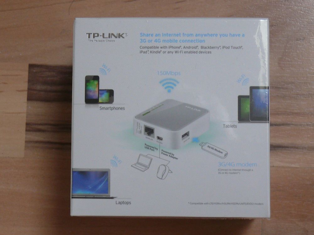 TP-LINK Portable Wireless N Router 3G/4G (Neu und originalverpackt) in ...