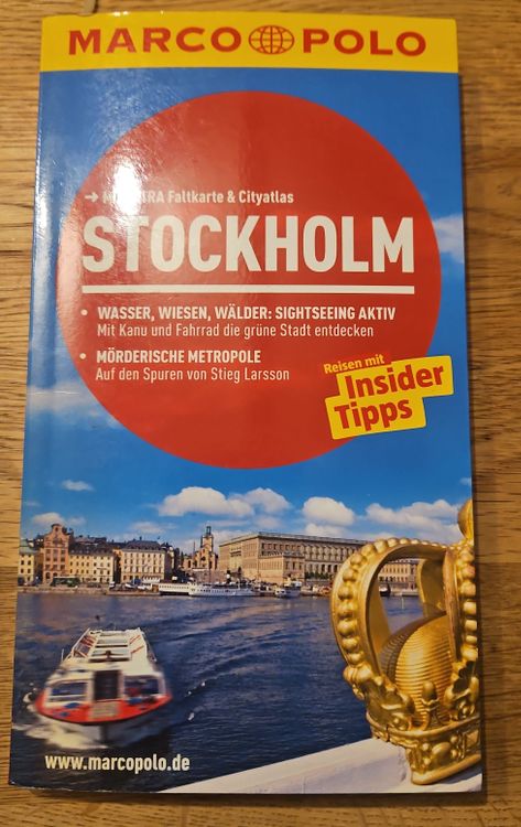 Reiseführer Stockholm Marco Polo mit Faltkarte (Gebraucht) in St. Niklaus VS für CHF 1 – mit ...