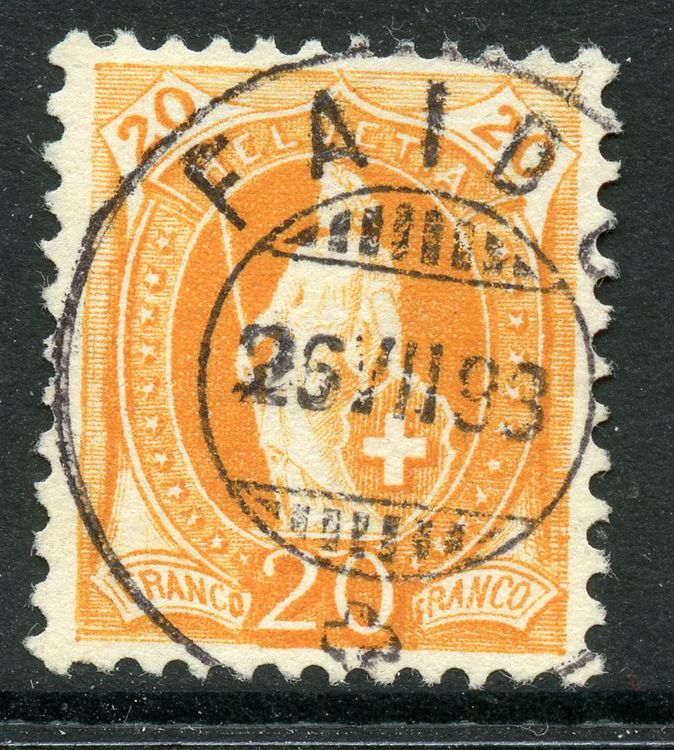 66 C Vollstempel Faido/TI 26.VII.93 (Gebraucht) in Steffisburg für CHF ...