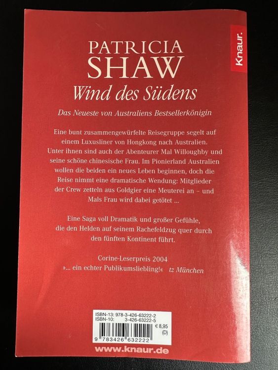 Patricia Shaw - Wind des Südens | Kaufen auf Ricardo
