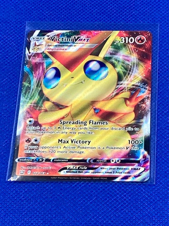 Pokemon Battle Style Victini VMAX 022 / 163 EN (Neu (gemäss ...