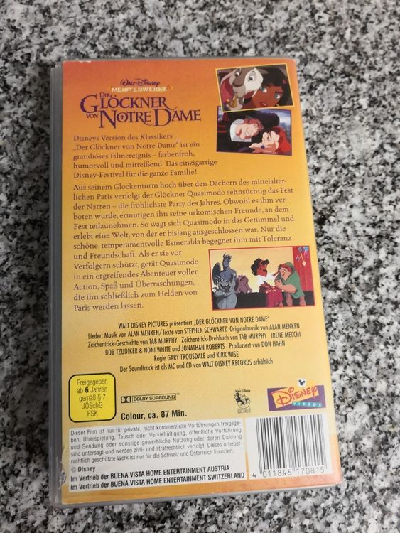 Disney Der Glöckner von Notredame VHS | Kaufen auf Ricardo